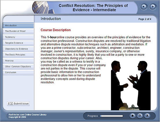 Conflict Resolution: The Principles of Evidence - Intermediate - for ...