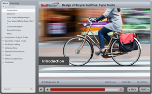 Design of Bicycle Facilities - Cycle Track Design - for Individuals